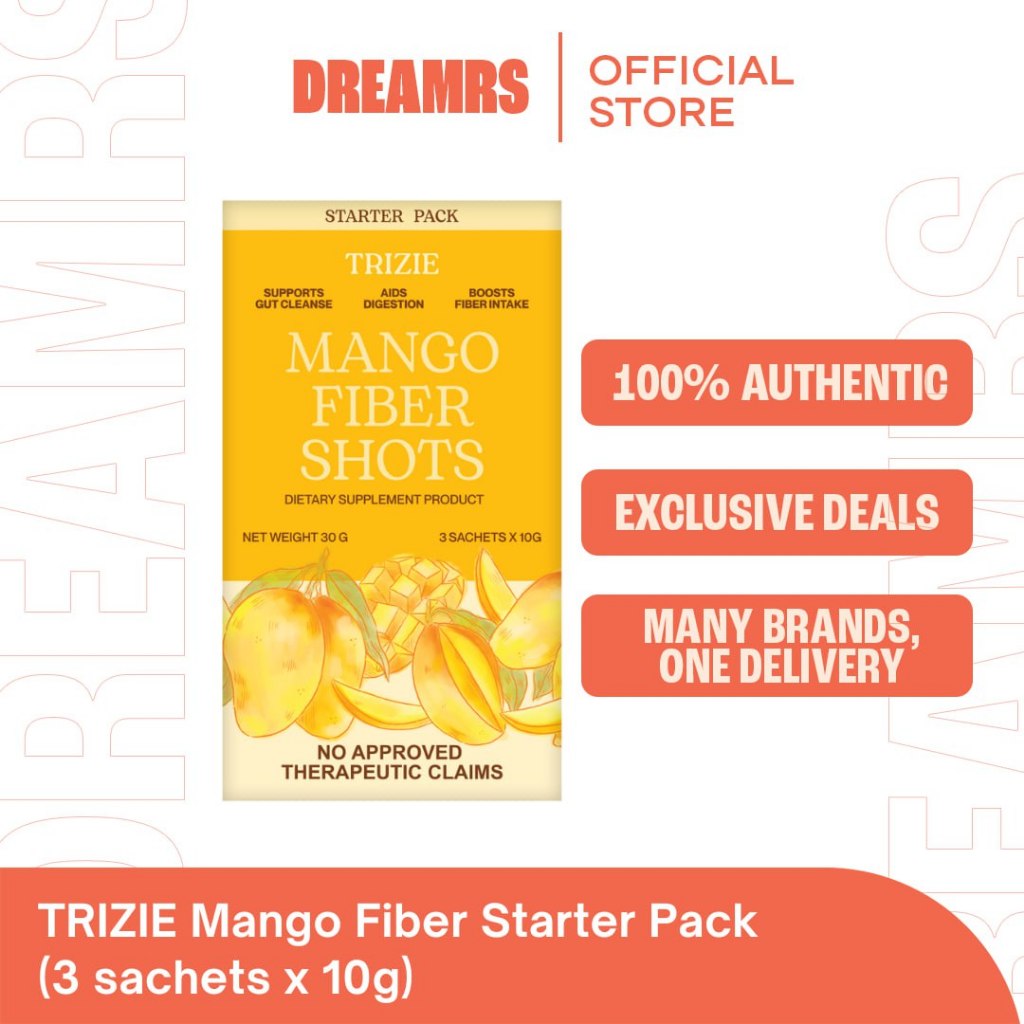 TRIZIE Mango Fiber Starter Pack (3 sachets x 10g) (DREAMRS) | Shopee ...