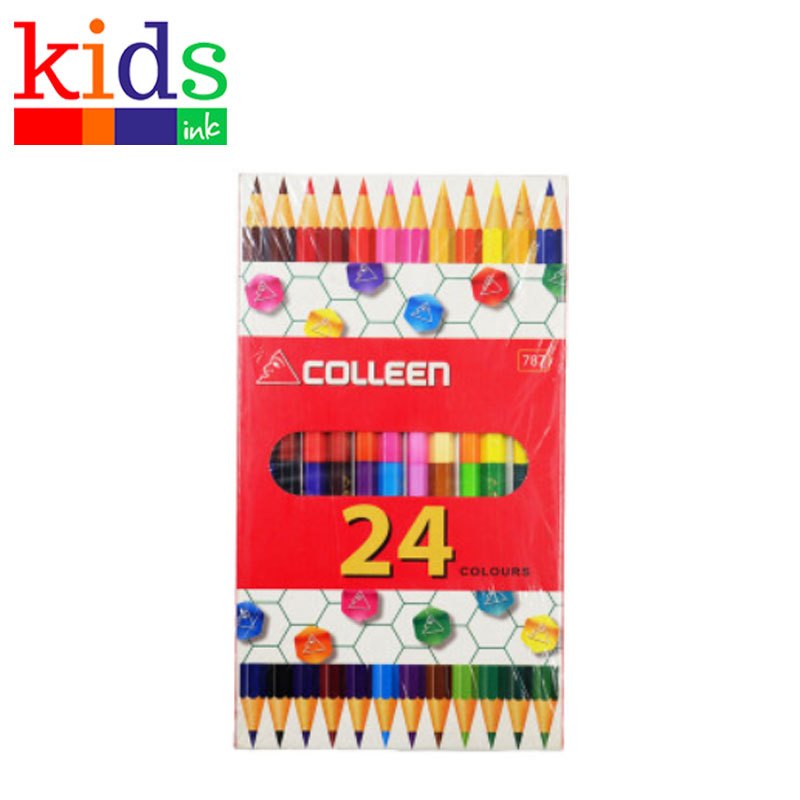 Colleen Colored Pencil Classic 787 24 Colors - Kids Ink | Shopee ...