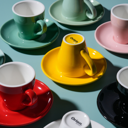 Orion. Porcelain Espresso Cup & Saucer 80ml | Shopee Philippines