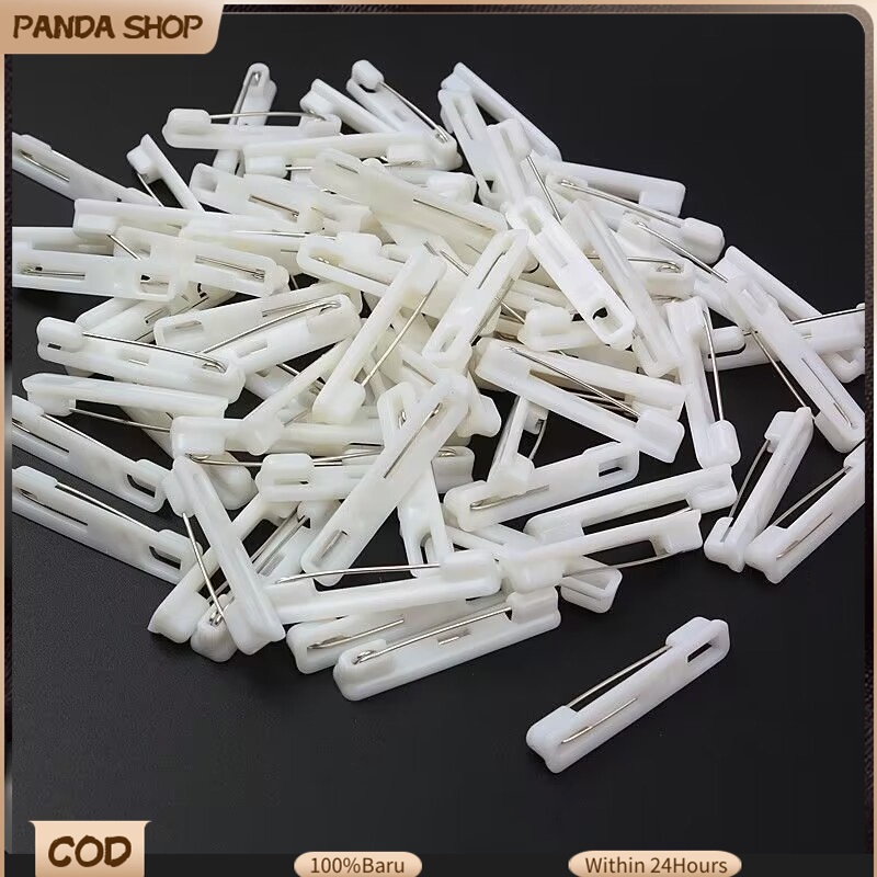 100pcs 3.1cm Plastic Lapel Pin White For Acrylic Name plate | Shopee ...