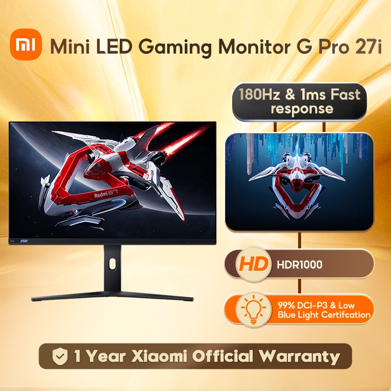 Xiaomi Gaming Monitor G Pro 27i HD Comfortable Low Blue Light 180Hz E ...