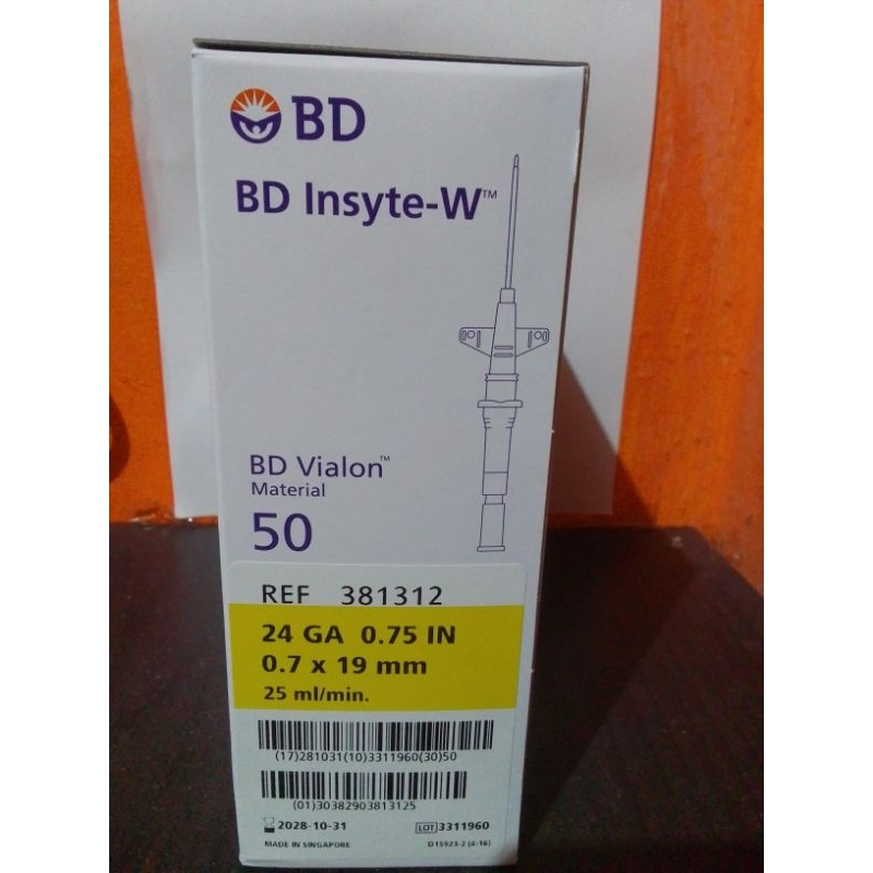 BD insyte-W G24 0.7×19mm sterile | Shopee Philippines