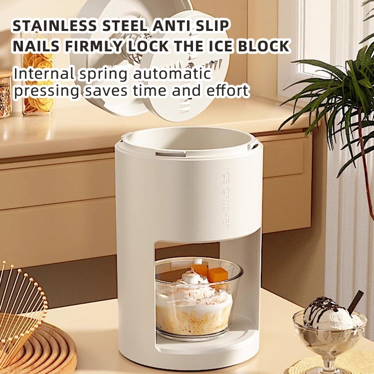 Shaved Ice Machine Ice Crusher Small Manual Crushed Ice Ice Stall Hand ...
