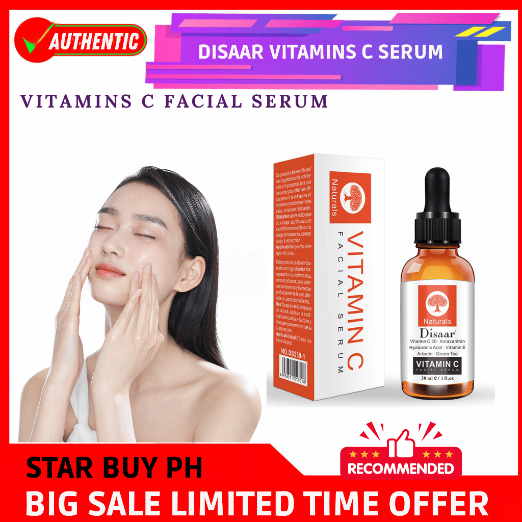 Disaar Vitamin C Serum – Powerful Brightening Facial Serum for Radiant ...