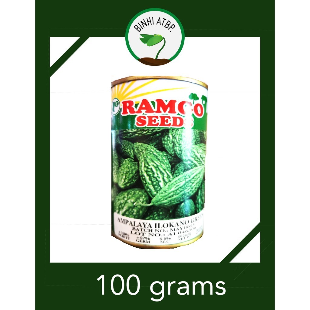 Ramgo Ampalaya Ilokano Bilog Seeds (100 Gr Can) | Shopee Philippines