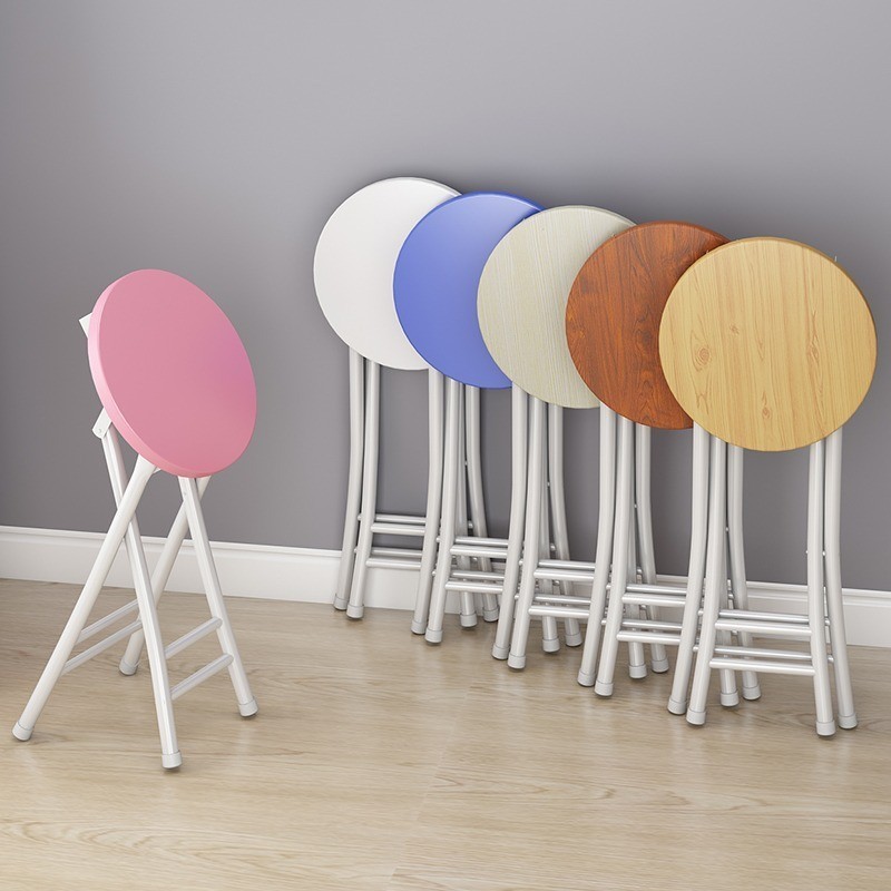 Modern Design Folding Chair Backrest Chair Dining Stool Unique | Shopee ...