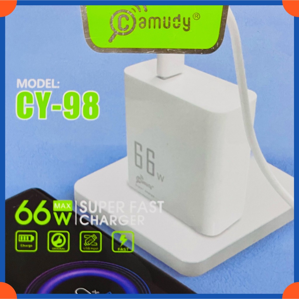 Big adaptor Camudy VOOC Universal super fast charge 3.0 charger 66w and ...