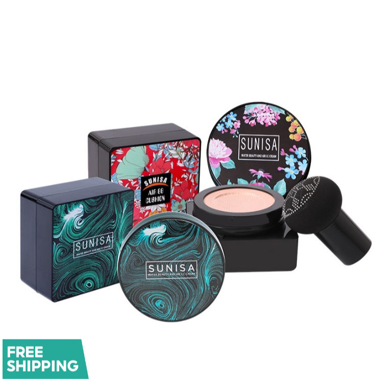 NEW FLOWER SUNISA Mushroom Head Air Cushion Waterproof Foundation BB Cream CC Cream | Shopee ...