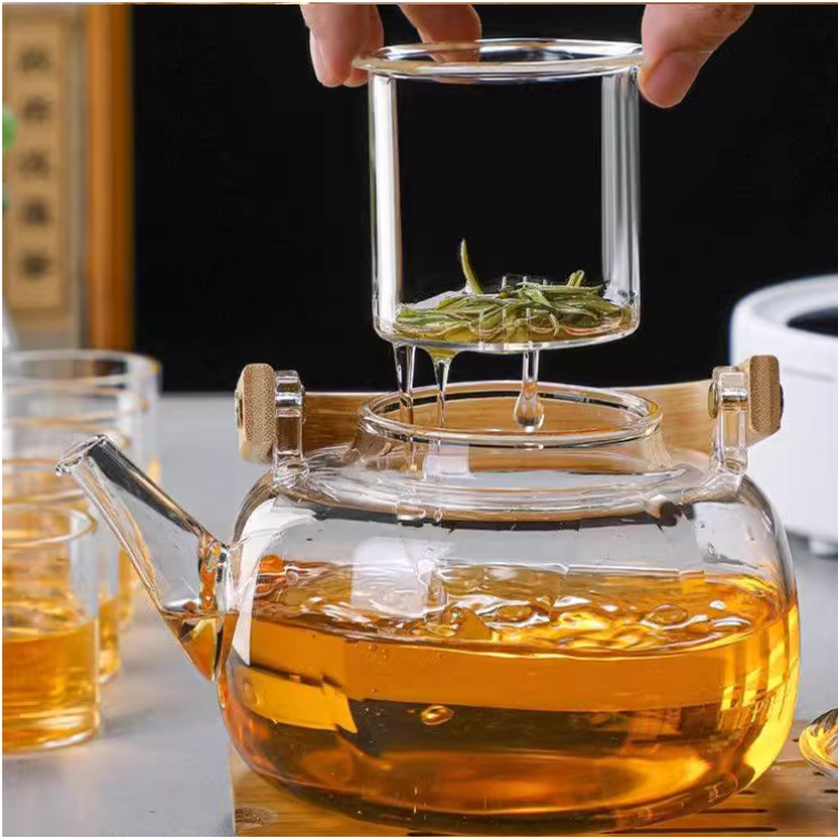 Teapot,Electric Teapot Set Household and Office Steaming, High ...