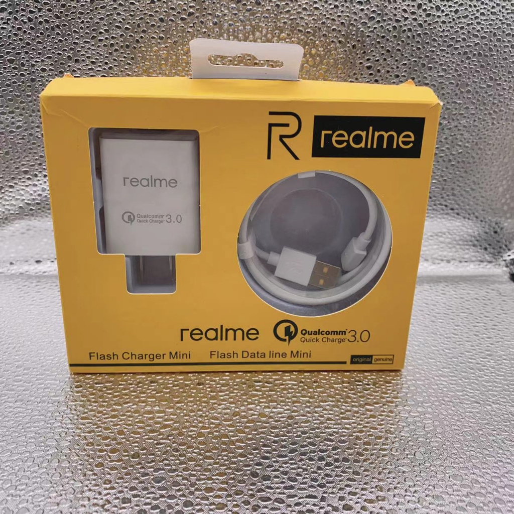 100% Original Fast Charging Realme Charger 5A Micro USB/Type-C Cable ...