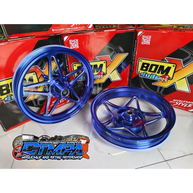 BOM X 14s STAR MAGS MIO SPORTY / AEROX V1 / V2 / NMAX V2 | Shopee ...