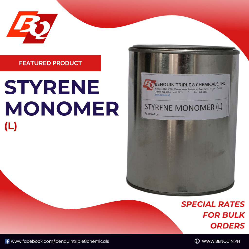 Styrene Monomer / Styrene Thinner / Diluter for Resins (Liter) | Shopee ...