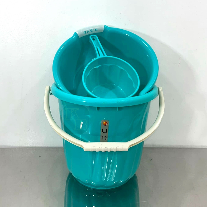 3in1 Aesthetic Bucket, Dipper, and Basin Set Trio UNIGLOBAL MOCHA SET ...