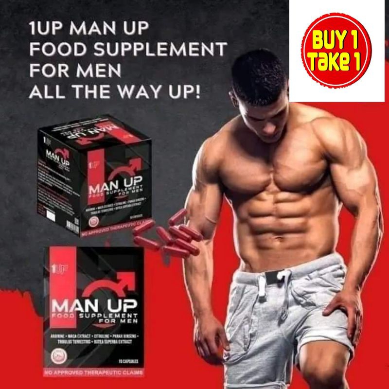 1UP MAN UP THE OVERALL HEALTH SUPPLEMENT FOR MEN 10s (PLS USE J&T ...