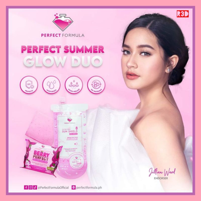 perfect formula perfect summer glow duo(berry soap and sunshield 50g ...