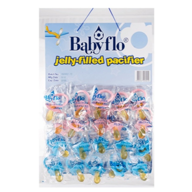 Babyflo Jelly-filled Pacifier (PINK AND BLUE) | Shopee Philippines
