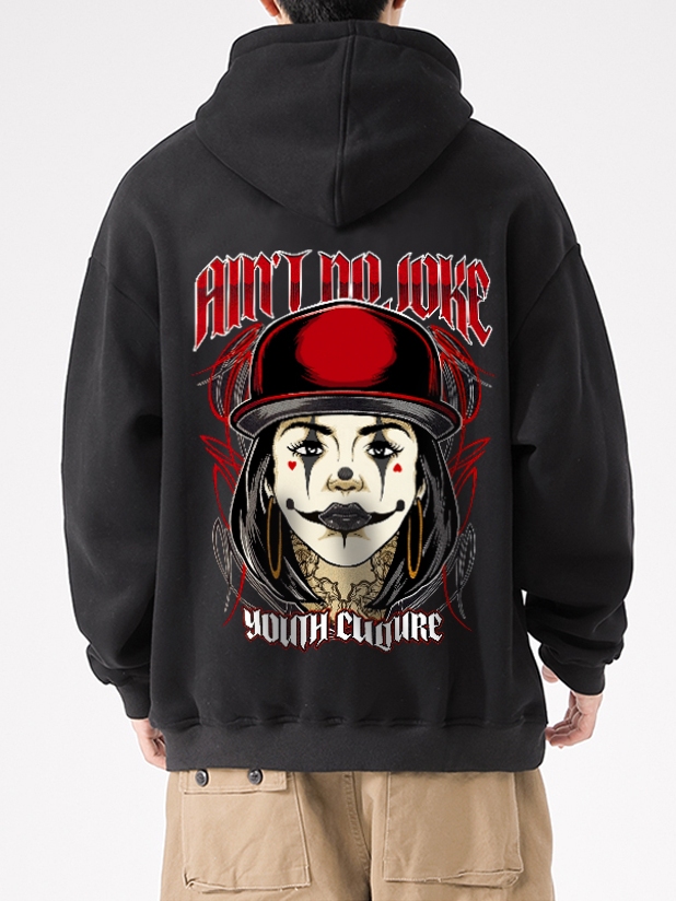 Fashion Hoodie Aesthetic Korean Style Loose Plus Size Joker Print ...