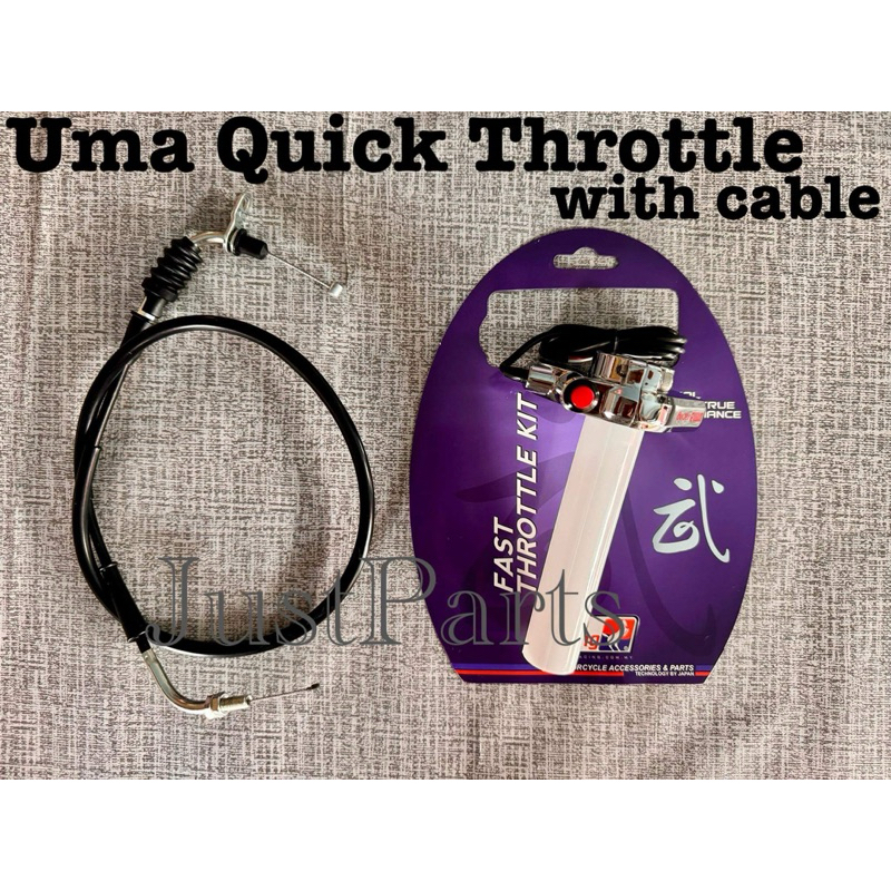 Uma Racing Quick Throttle with Cable (carb type) | Shopee Philippines
