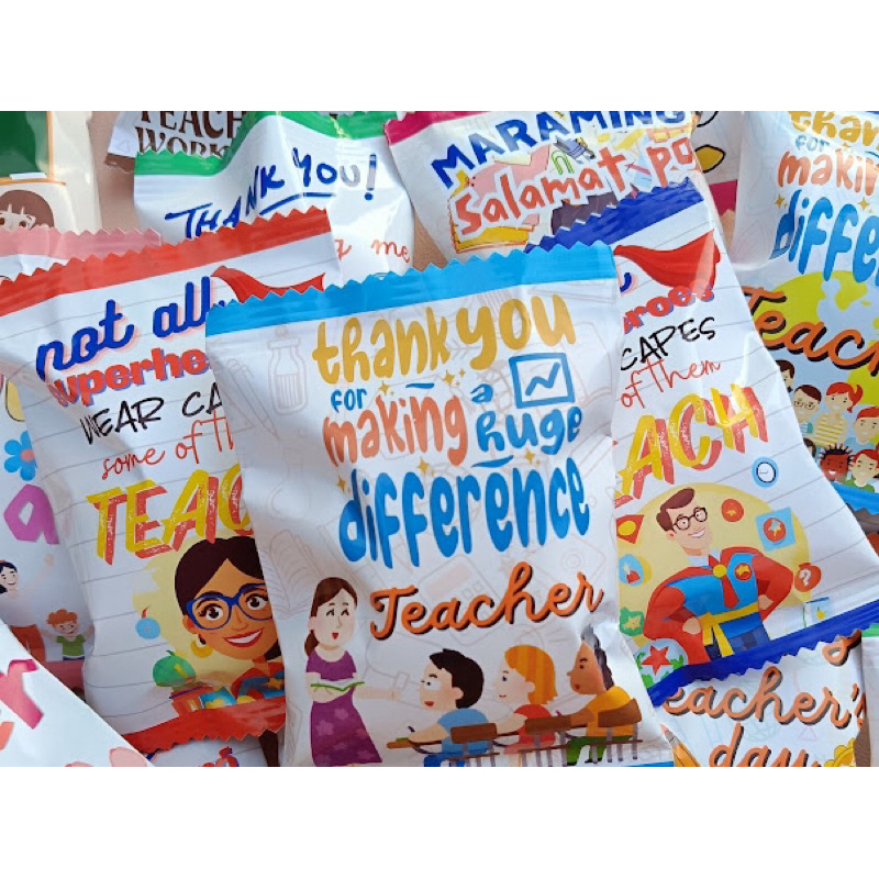 Teacher’s Day Chip bag / teachers day gift | Shopee Philippines