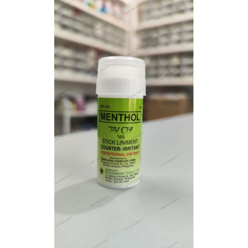 TAI CHI MENTHOL STICK LINIMENT 8G | Shopee Philippines