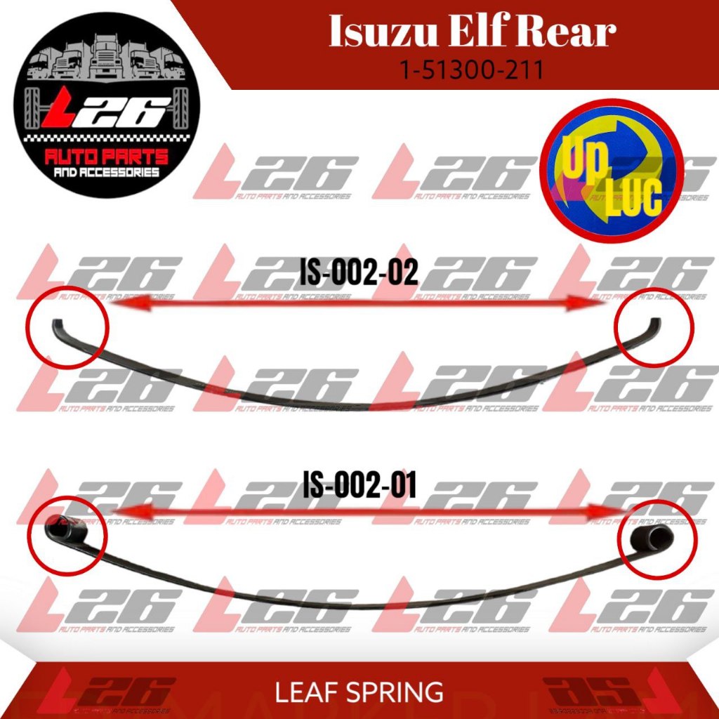 L26 UP-LUC Leaf Spring Molye for Isuzu Elf Rear sizes available ...