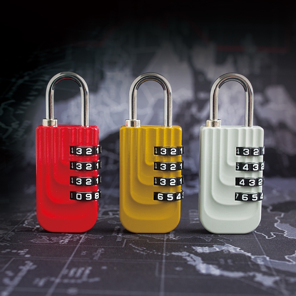 Luggage Combination Padlock 4-Digit Travel Padlock Gym Cabinet Zinc ...