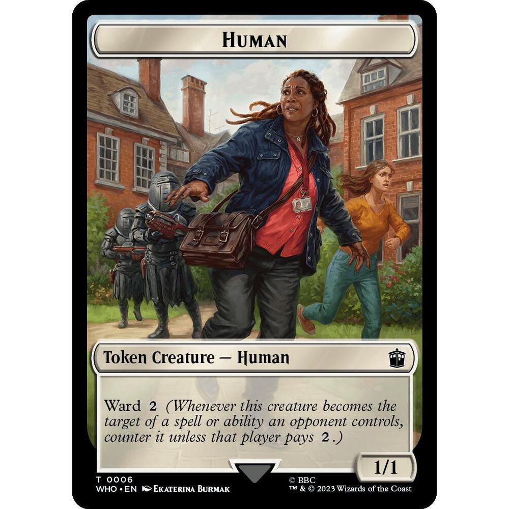 Human (0006) // Fish Double-Sided Token - Universes Beyond: Doctor Who ...