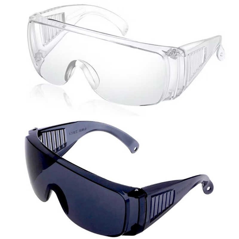 Clear Vented Safety Goggles Eye Protection Protective Lab Anti Fog ...