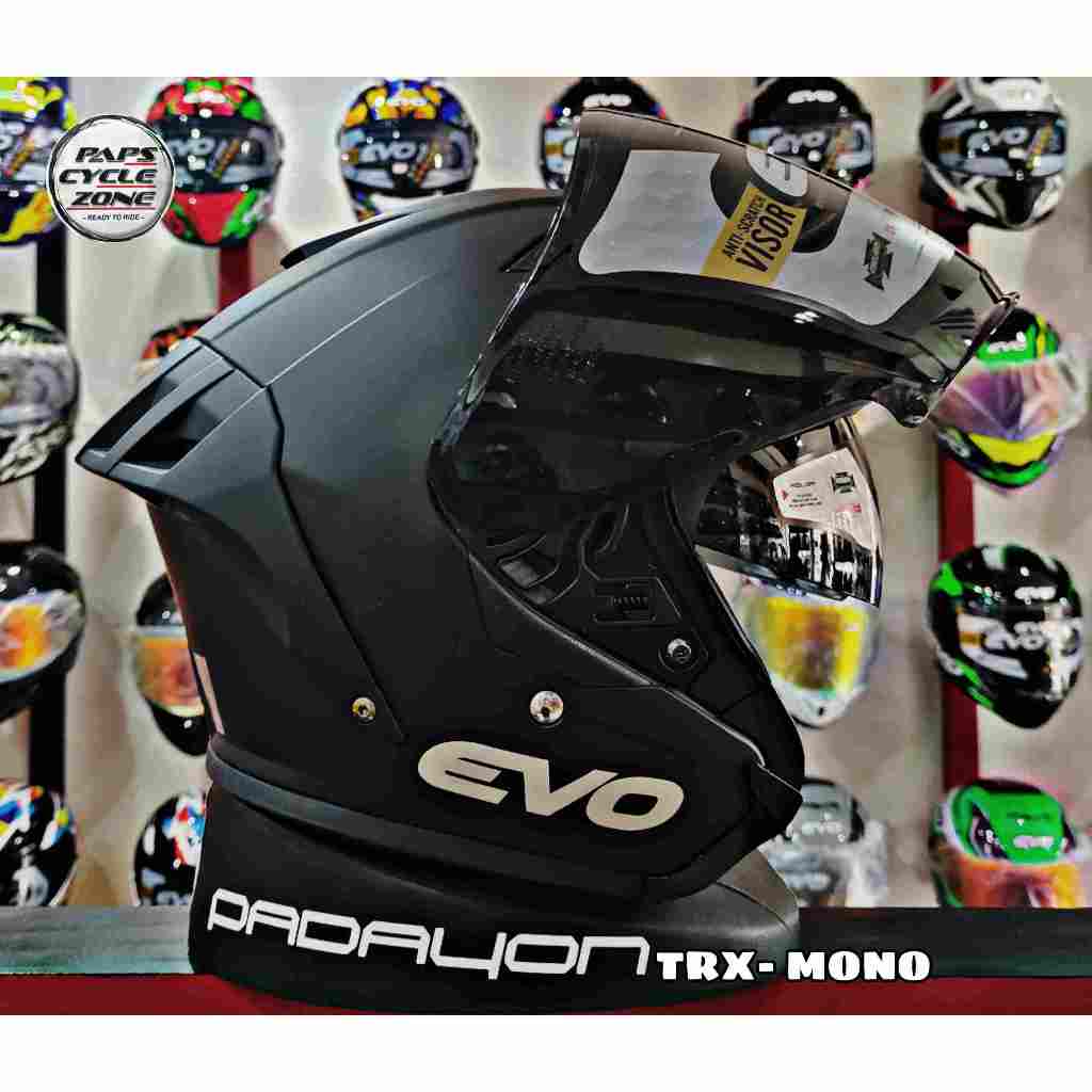 EVO TRX MONO HALF FACE HELMET | Shopee Philippines