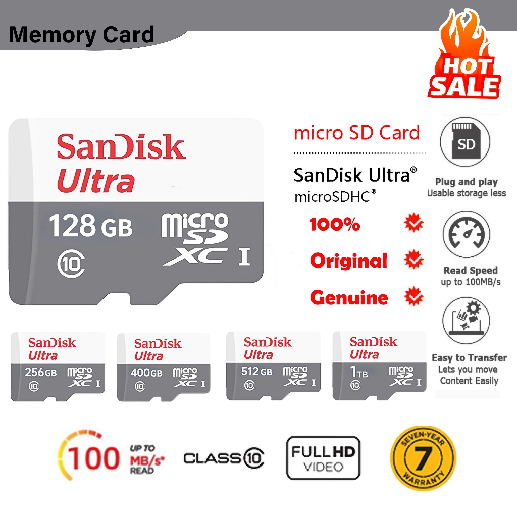 Ultra Micro A1 series UHS-I Card Class 10 Memo SD MemoryCard 128GB ...