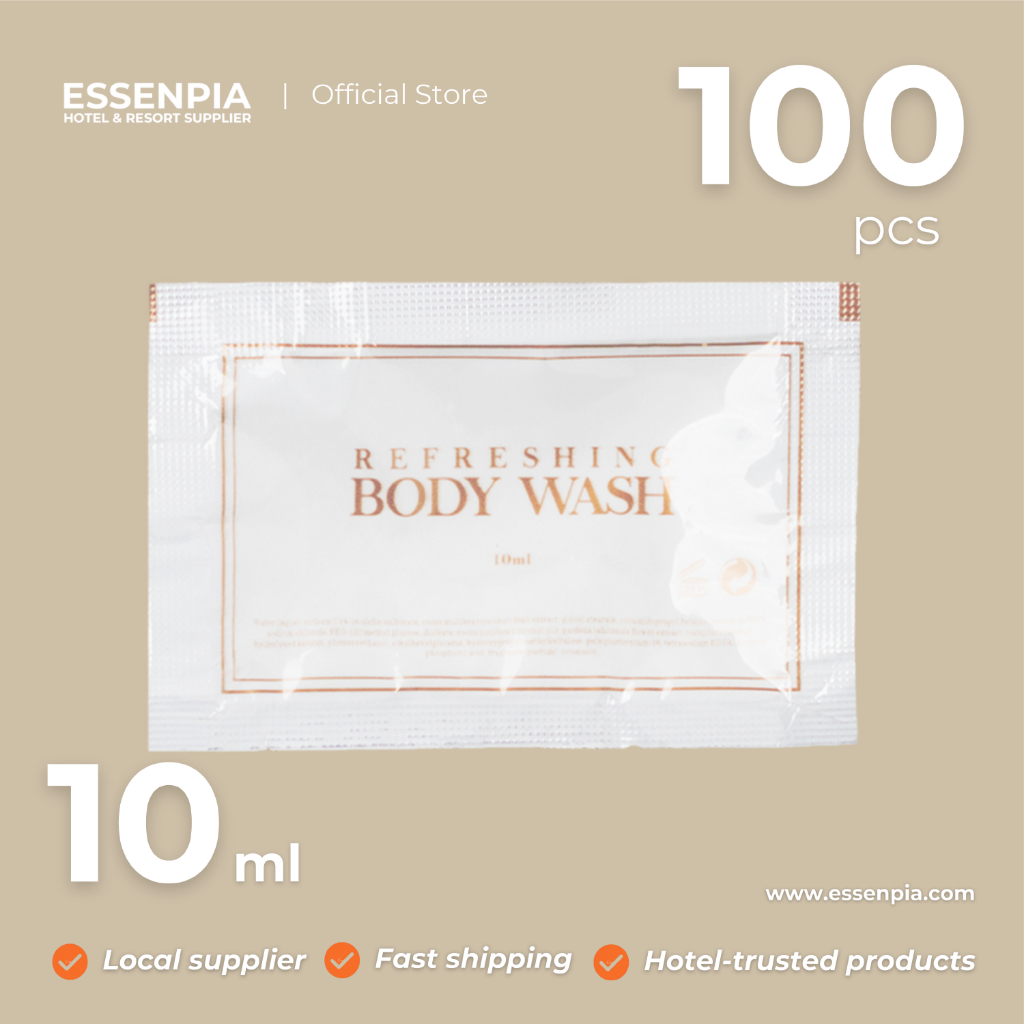 10ml Hotel BODY WASH Sachet Generic Affordable Hotel Amenities | Shopee ...