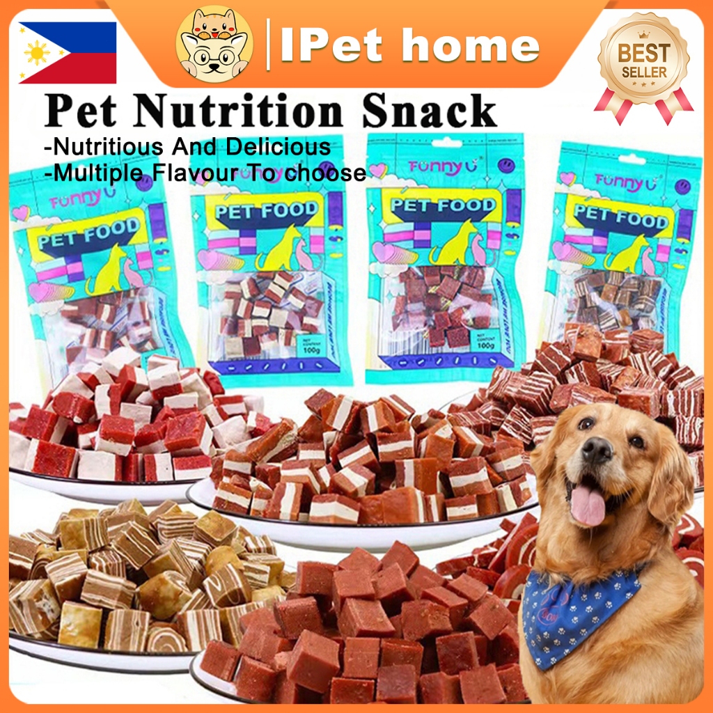 Dog Treats 100g Pet Dog Food Beef Dog Snack Chicken Cheese Granule Dog ...