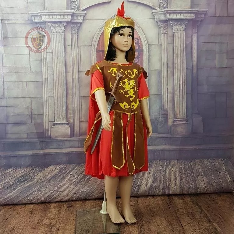 COD Rome Traditional Gladiator with Helm Costume for Kids | Shopee ...