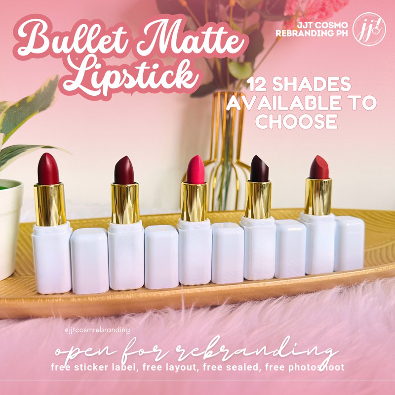 Matte Bullet Lipstick (OPEN FOR REBRANDING) | Shopee Philippines