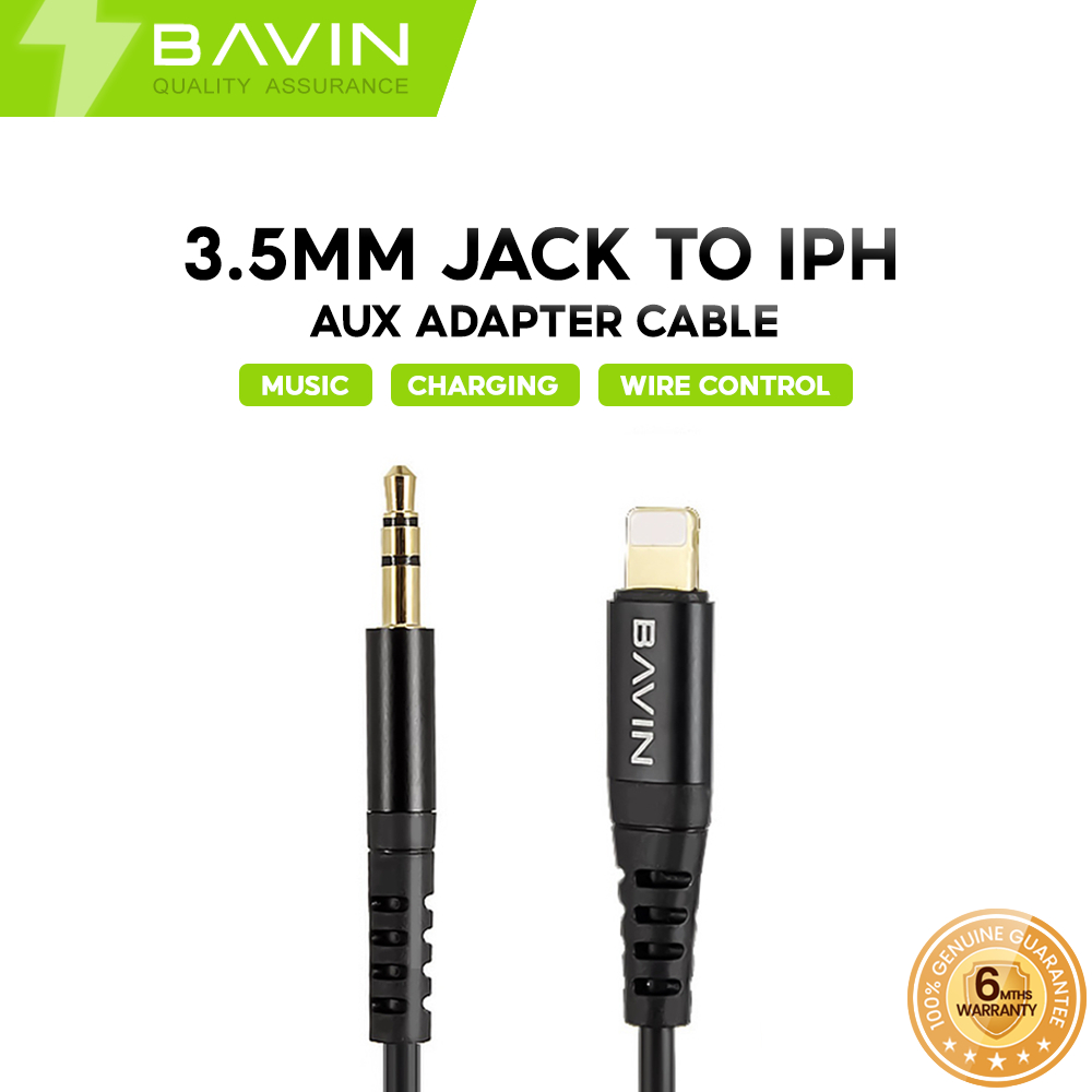 BAVIN AUX13 Universal 3.5mm Jack Audio Cable Plug & Play for Music ...