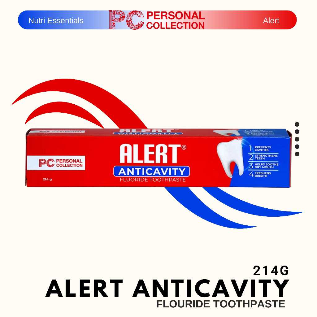 Personal Collection Alert Anticavity Flouride Toothpaste 214g | Shopee ...