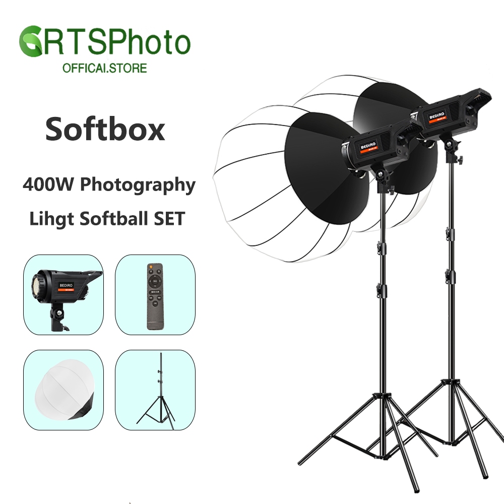 Softbox 400W Photgraphy light Video Light Studio Light Professional photography Light with 2M ...