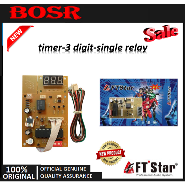F.T PROGRAMMABLE DIGITAL TIMER - 3 DIGIT - SINGLE RELAY | Shopee ...