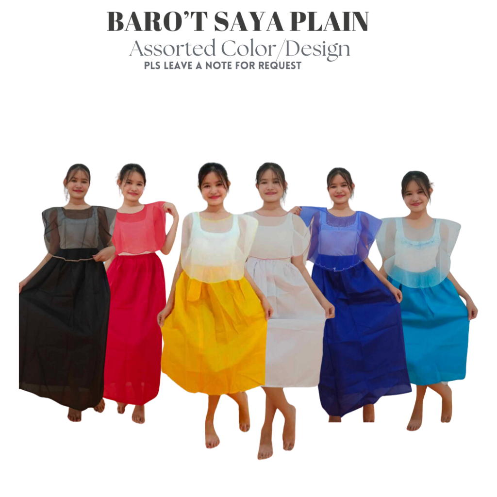 Ls [LAO MANUF] TRADITIONAL WOMEN WEAR BARO'T SAYA | Shopee Philippines