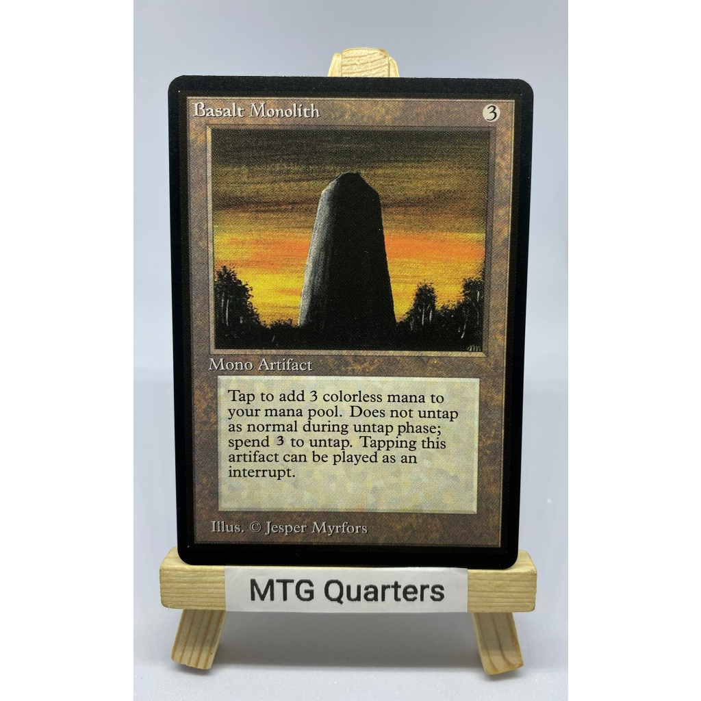 MTG Proxy Card - Basalt Monolith | Limited Edition Beta (LEB) | Shopee ...