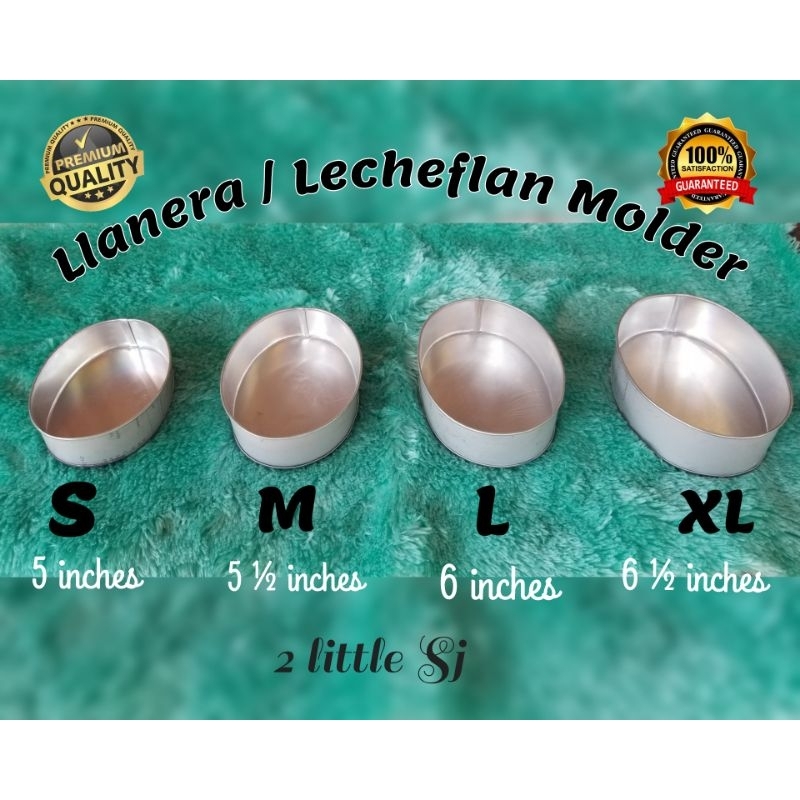 Llanera / Leche Flan Molder Aluminum ( 4 sizes available ) | Shopee ...