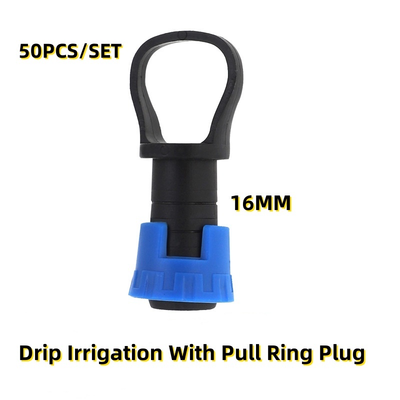 50PCS End Plug Cap Micro Irrigation Drip Tape Connectors For 16mm Drip ...