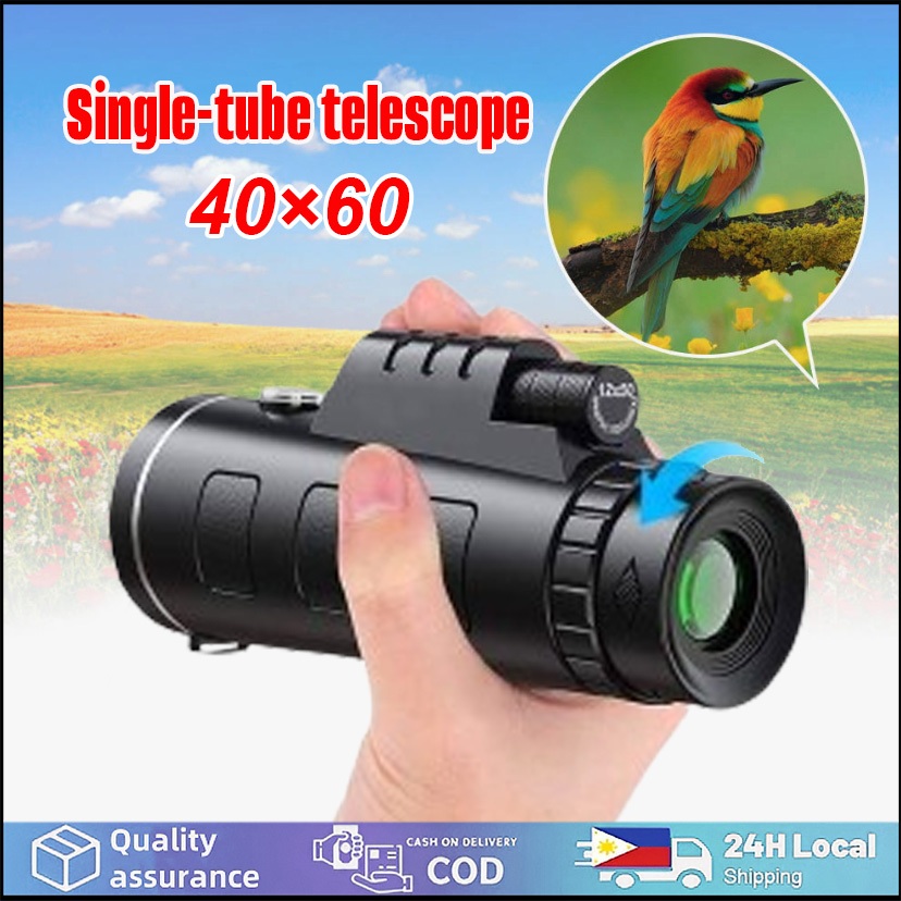 40x60 monocular telephoto binoculars outdoor shimmering zoom night ...