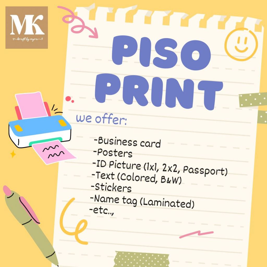 PISO Print perfect for students. Minimum of 200 pages. | Shopee Philippines
