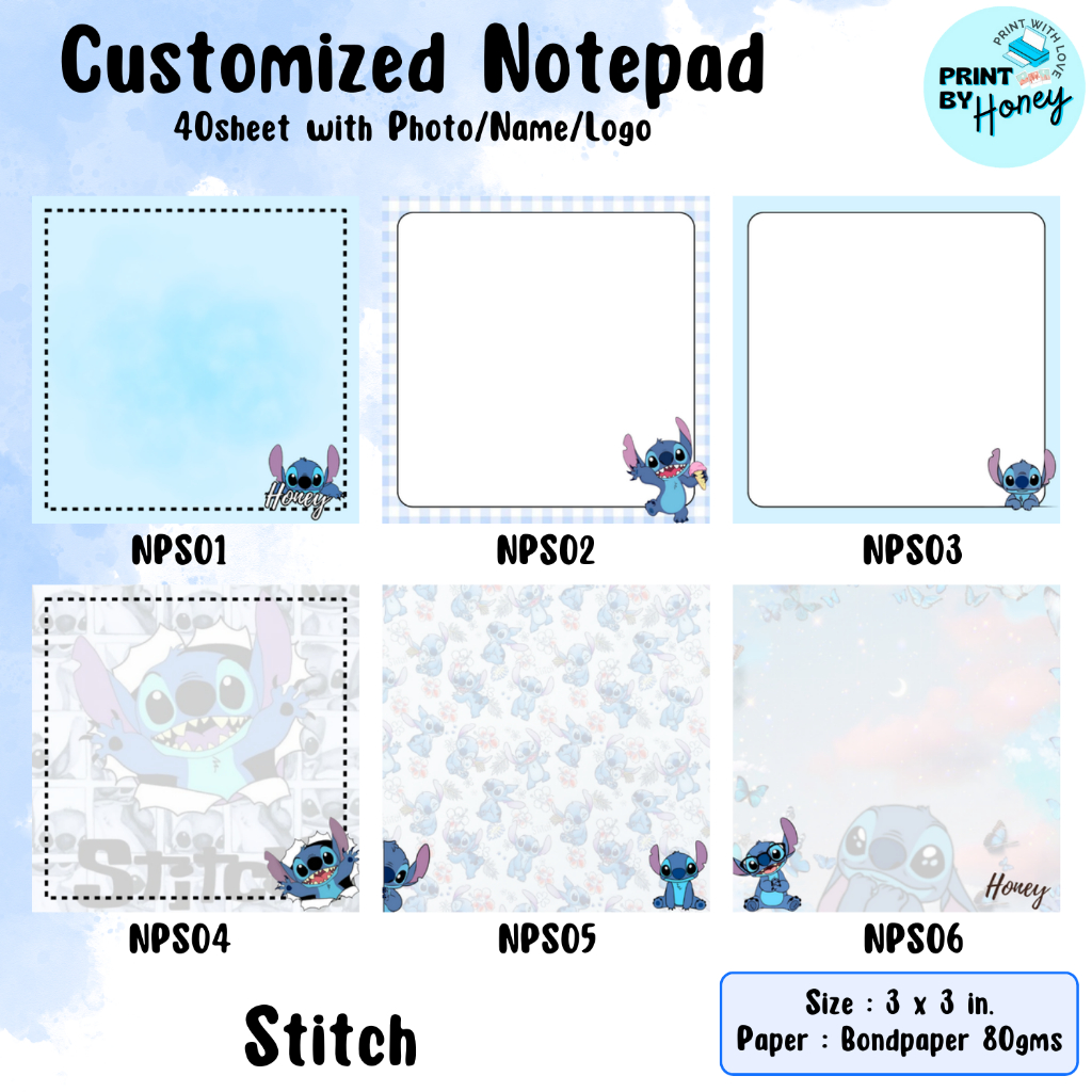 3x3 NOTEPAD (CUSTOMIZED WITH NAME / PICTURE) | Shopee Philippines