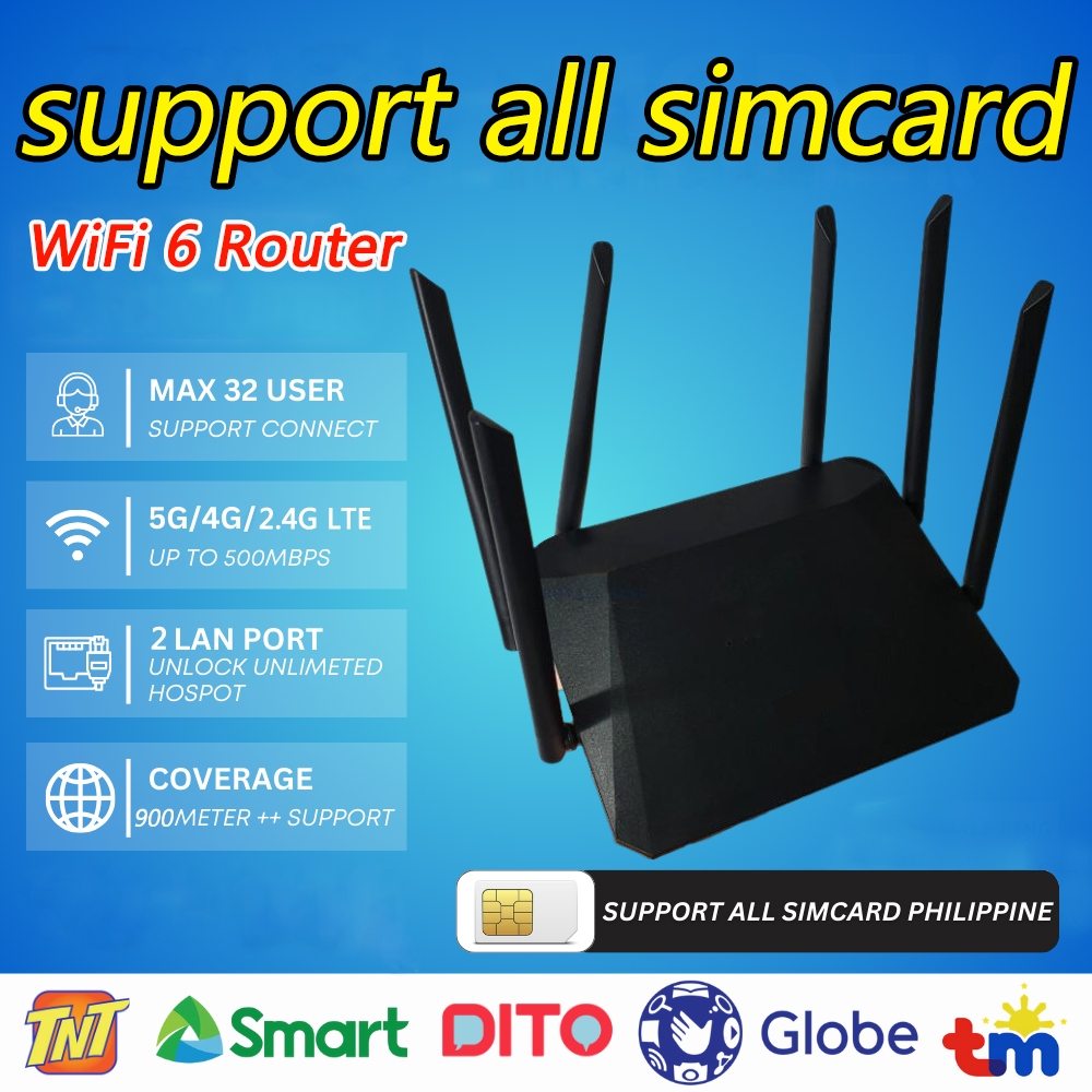 wifi 6 router router for internet 5g wifi modem with sim slot 5g/4g/2 ...