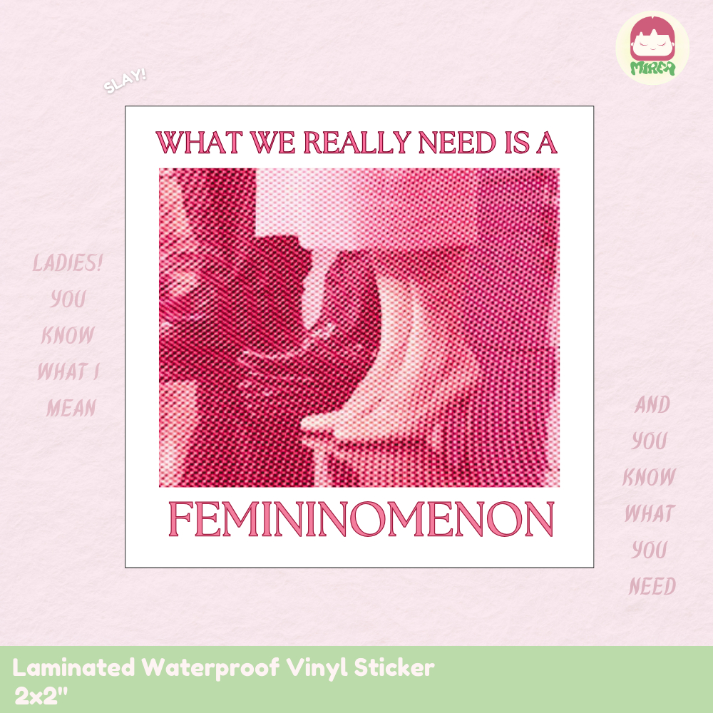 femininomenon chappell roan leni inspired sticker ୨୧ mirea | Shopee ...