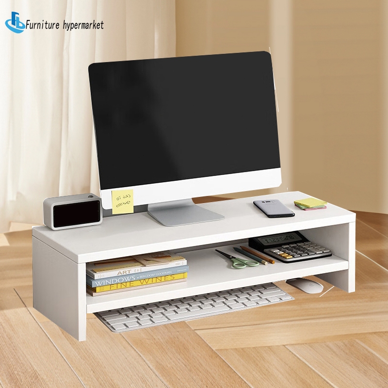 Wooden Computer Monitor Screen Increased Holde Laptop Rack | Shopee ...