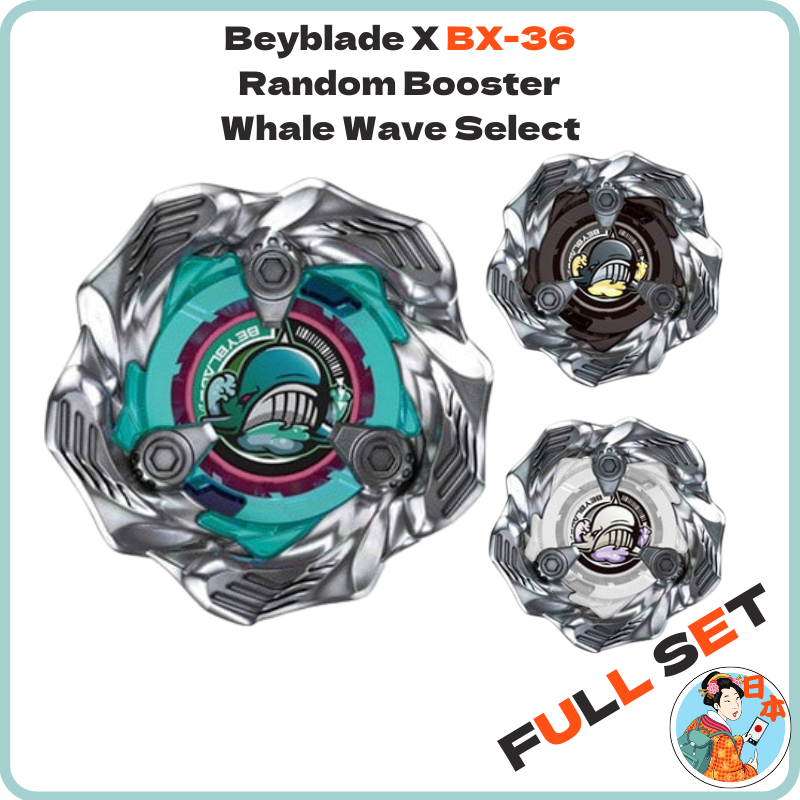 [Full set]Beyblade X BX-36 Whale Wave Select Random Booster TAKARA TOMY ...