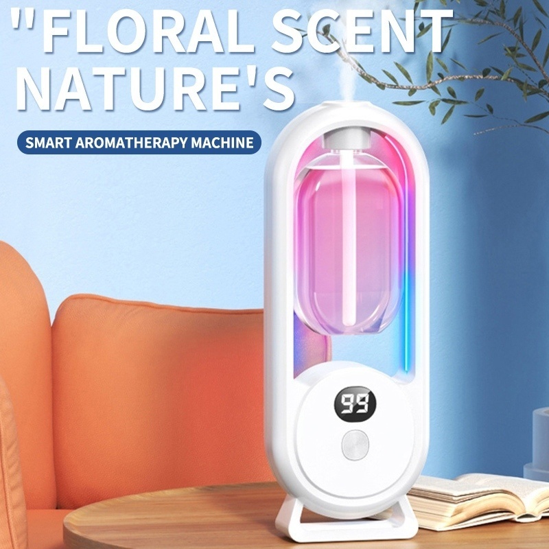 Rechargeable Fragrance Machine Digital display Automatic Aroma Diffuser ...